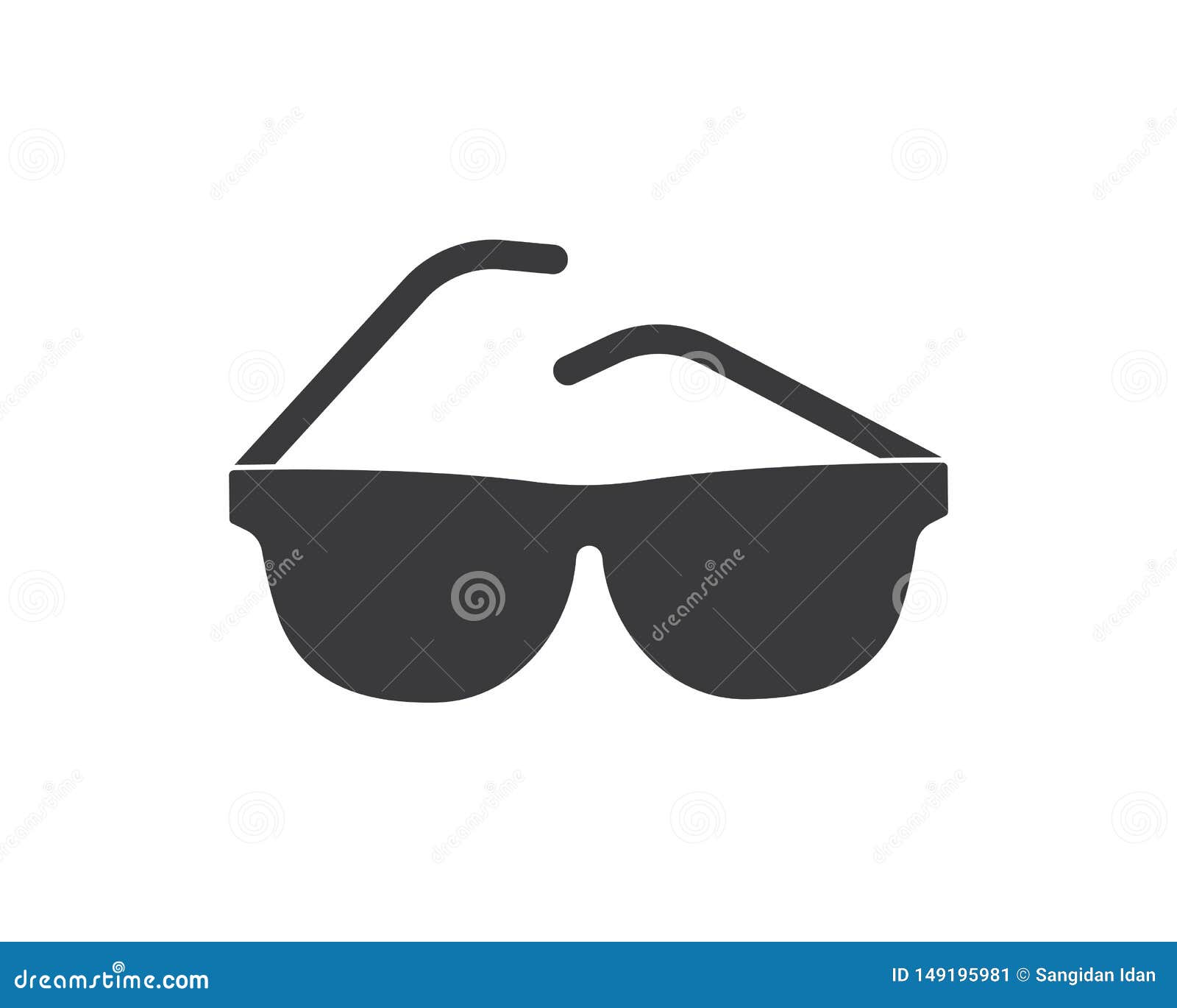 Sunglasses Logo Icon Vector Illustration Design Stock Vector ...
