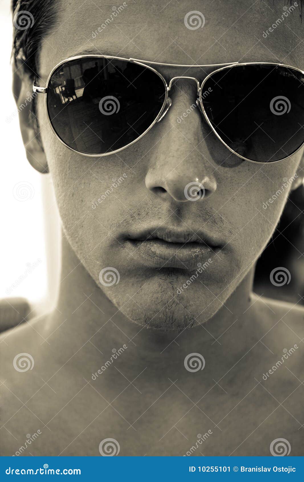 Sunglasses portrait stock image. Image of portrait, closeup - 10255101