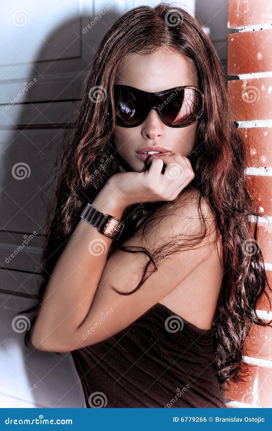 Sunglasses portrait stock photo. Image of posing, lifestyle - 6779266