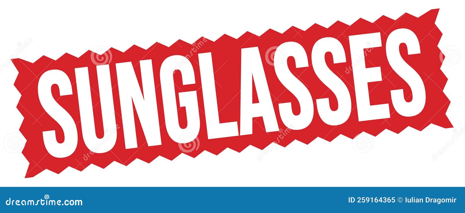 SUNGLASSES Text Written on Red Stamp Sign Stock Illustration ...