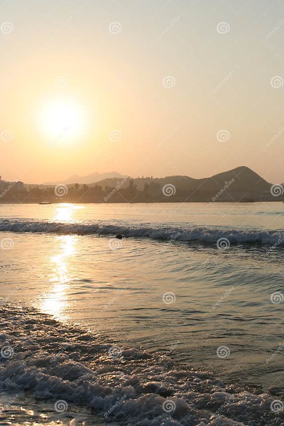 Sunglow stock photo. Image of landscape, chinese, alpenglow - 4394900