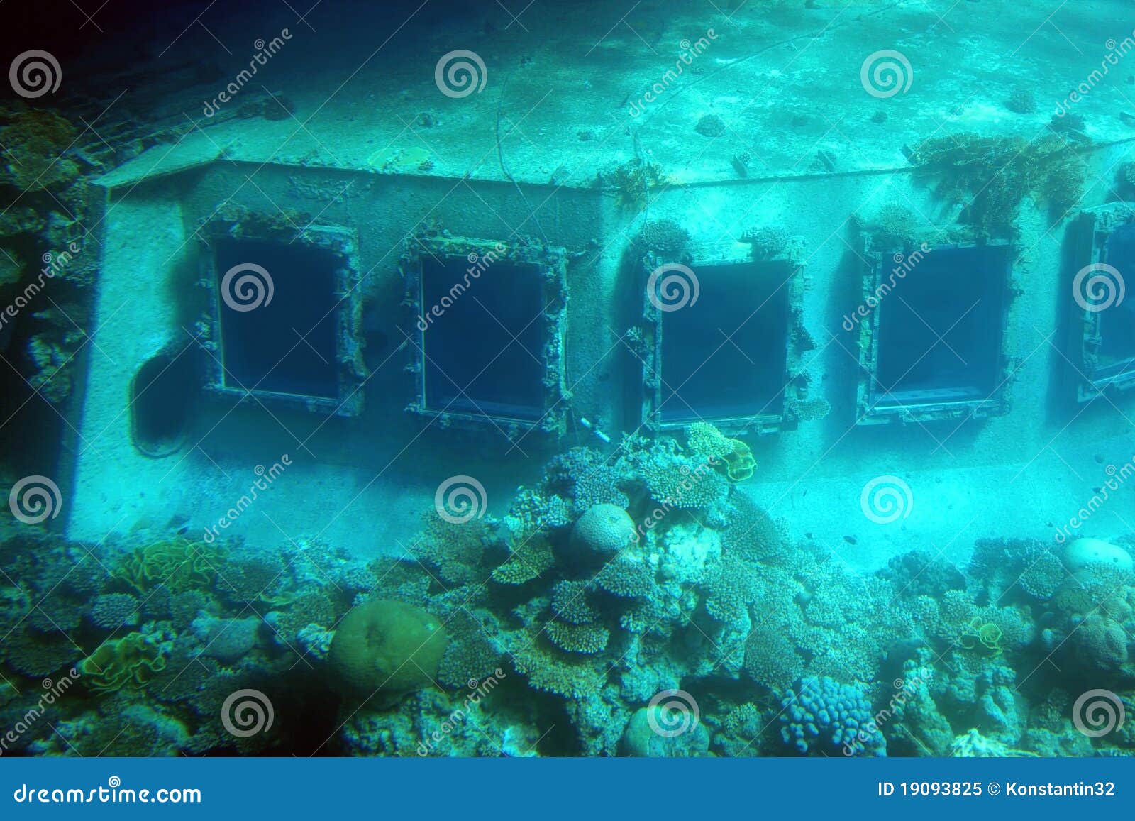 Sunken ship stock image. Image of deep, discovery, history - 19093825