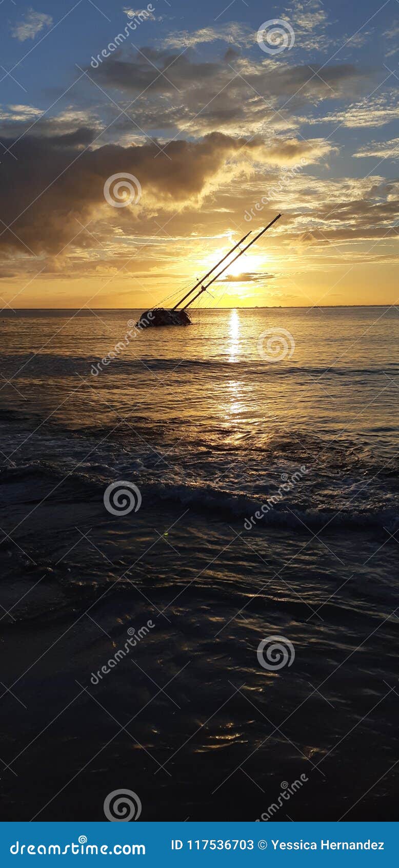 Sunken ship stock image. Image of sunken, ship, amaizing - 117536703