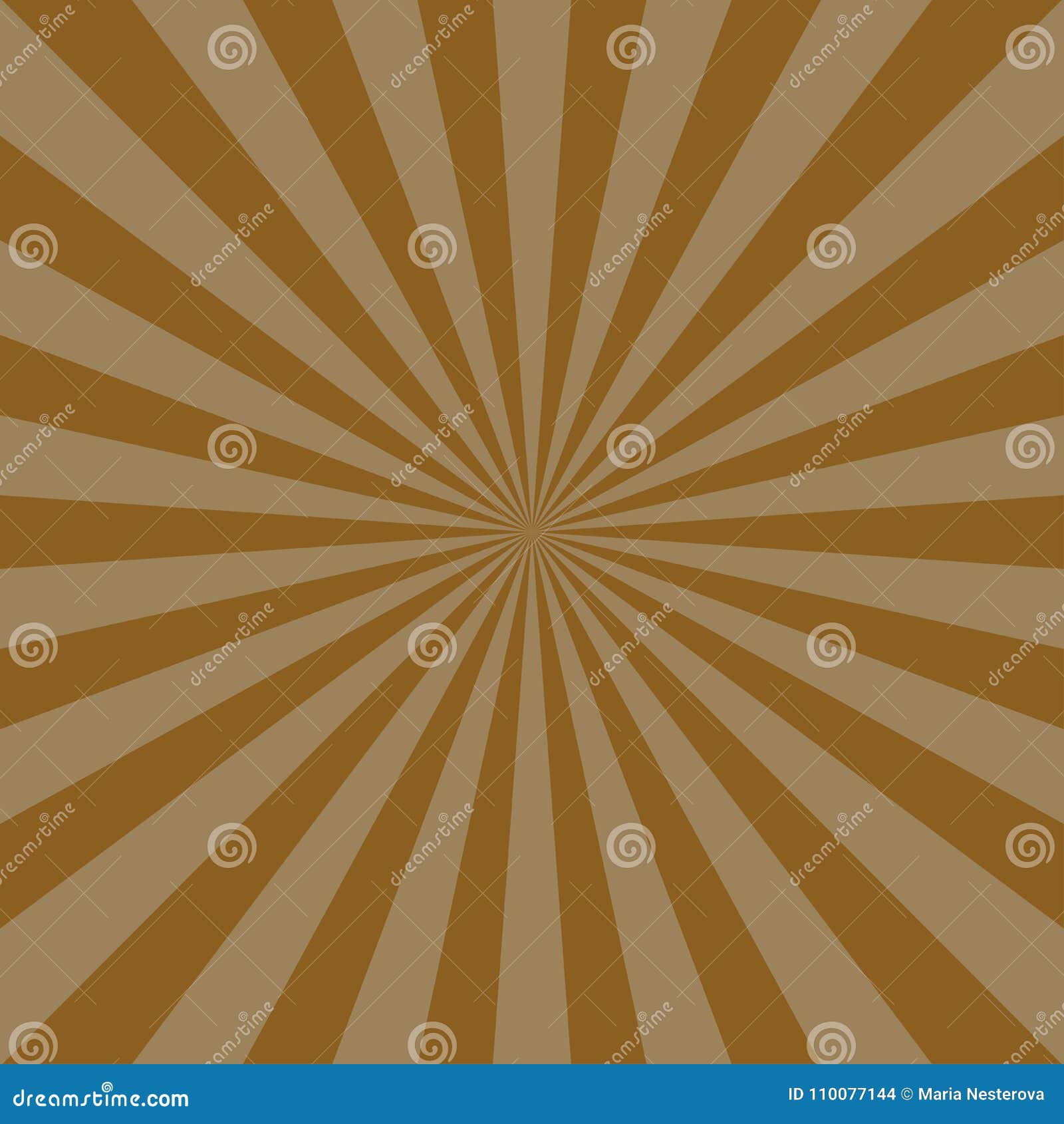 Sunlight Abstract Background. Brown Color Burst Background. Vector ...