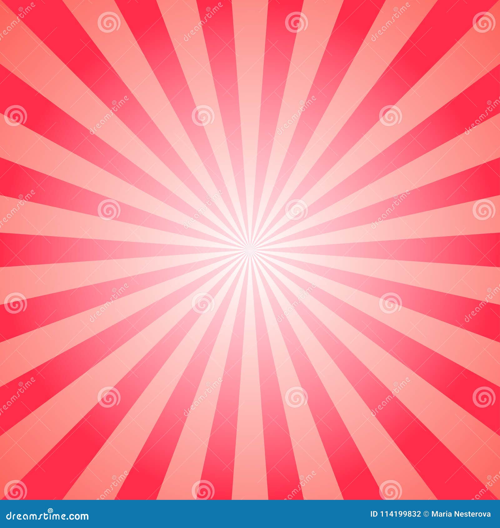 Sunlight Abstract Background. Red Burst Background. Vector Illustration ...