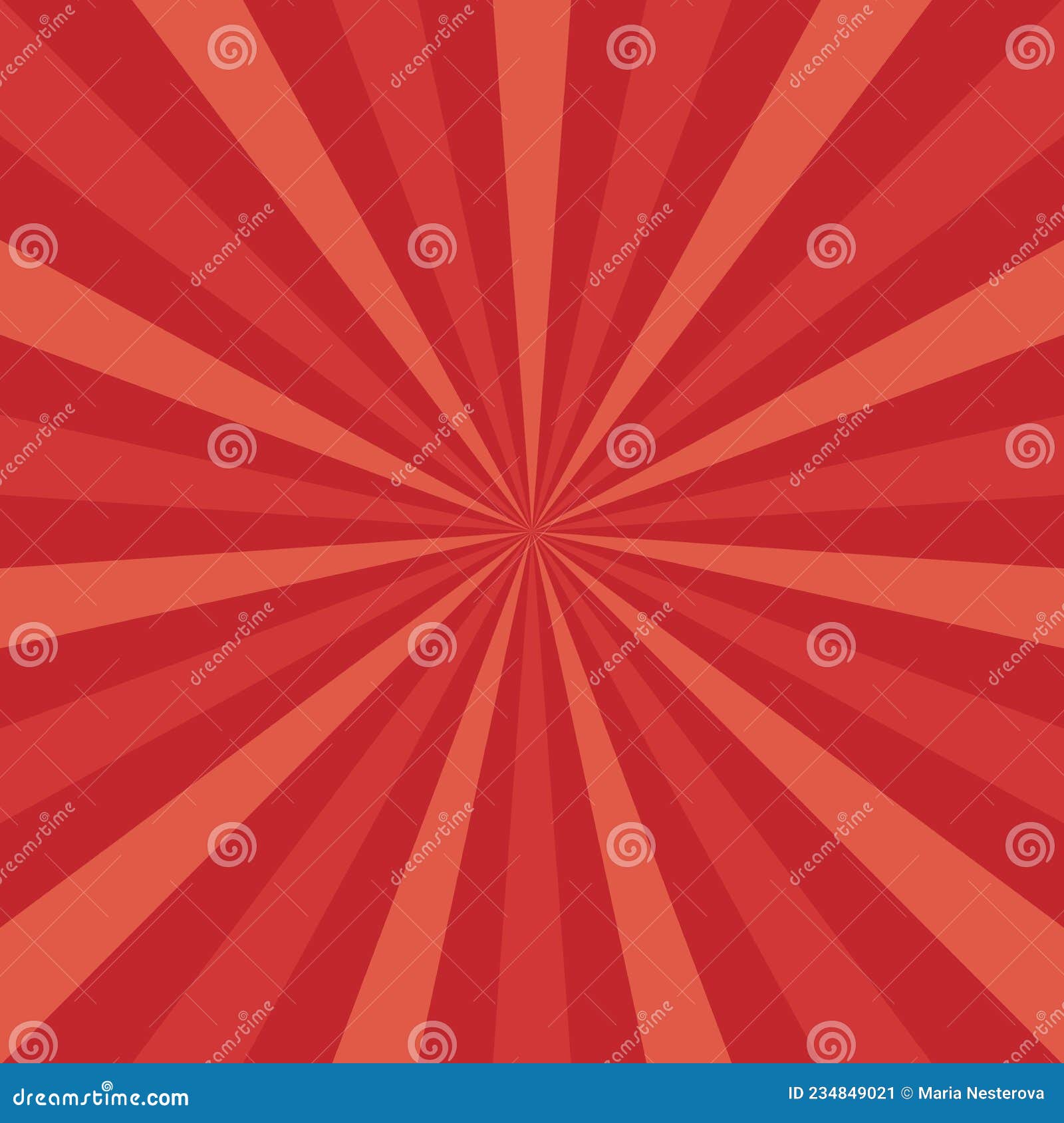 Sunlight Abstract Background. Red Burst Background. Vector Illustration ...