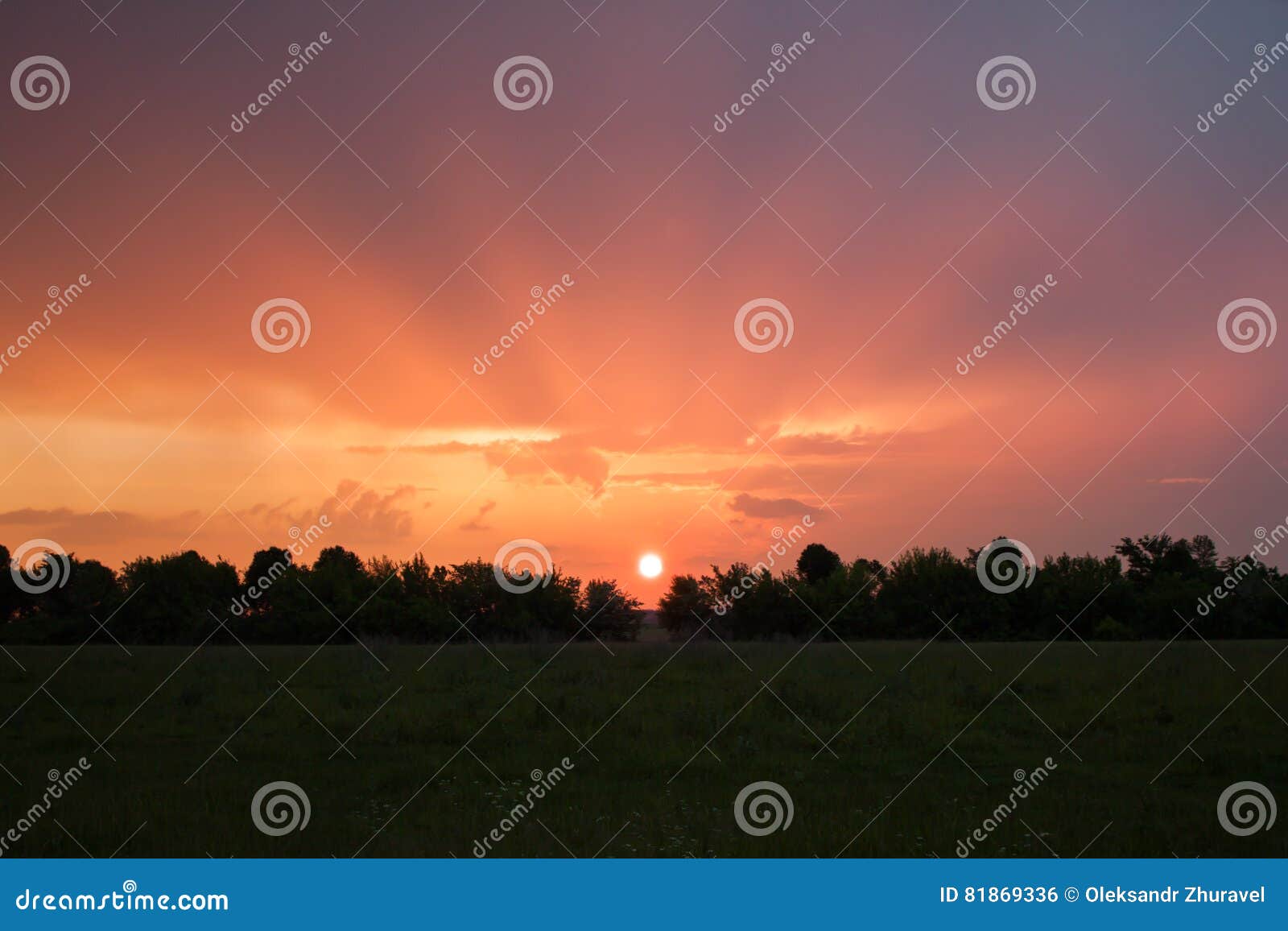 Sunlight beam at sunset stock photo. Image of climate - 81869336