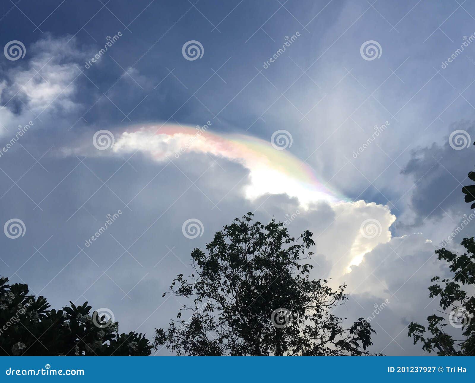 Sunlight at the Borderline of the Cloud Stock Image - Image of wind ...