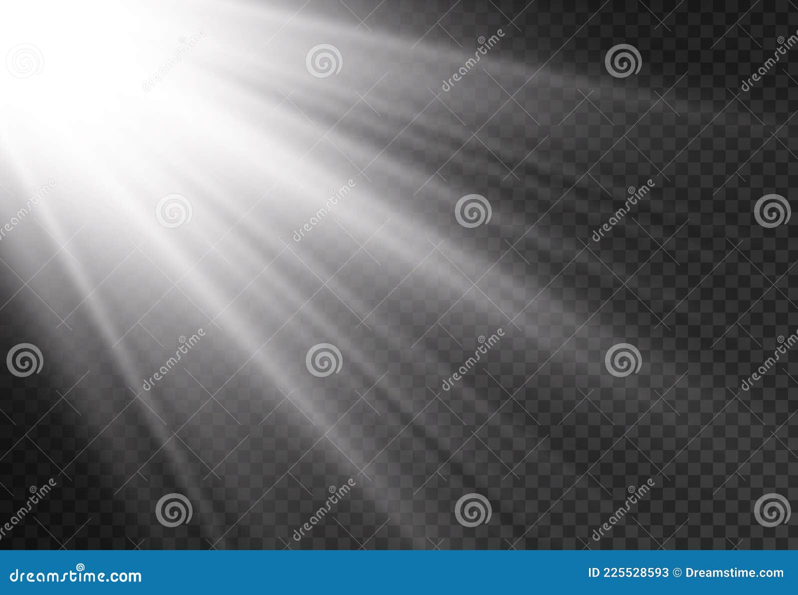 Sunlight Flash, Sun Rays, White Beam Light. Stock Vector - Illustration ...