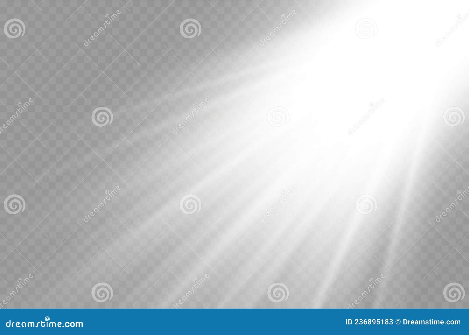 Sunlight Flash, Sun Rays, White Beam Light. Stock Vector - Illustration ...