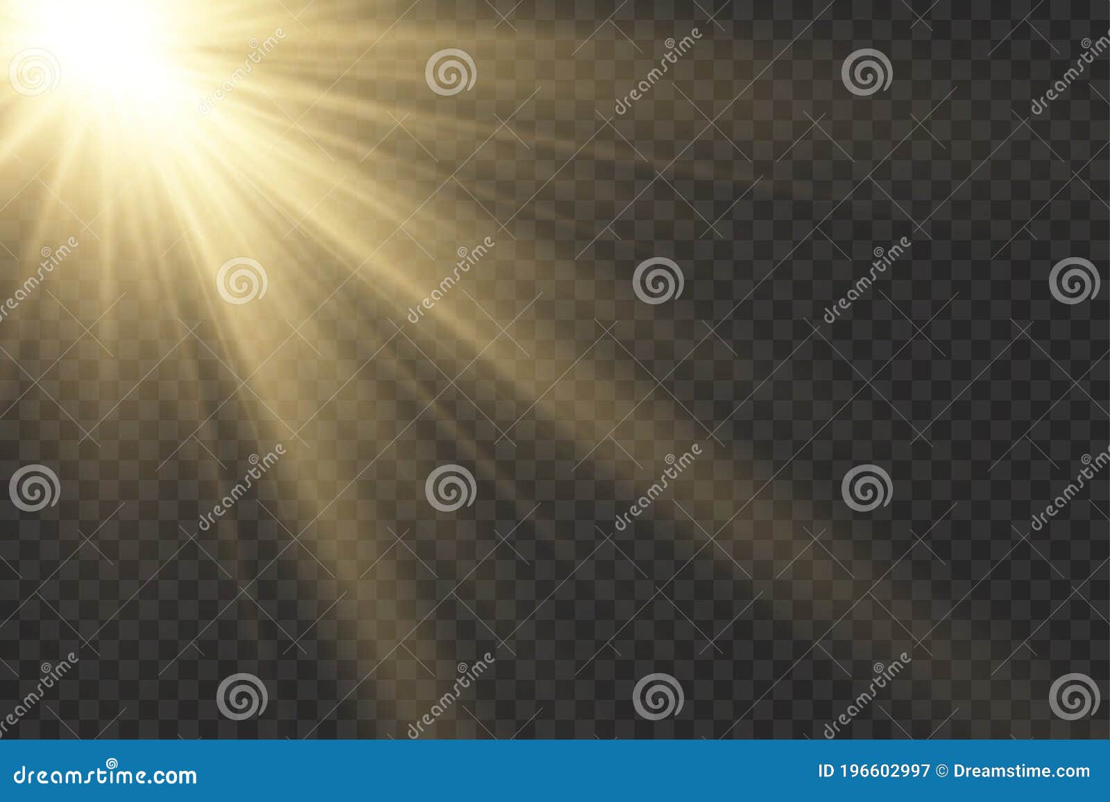 Sunlight, sun rays. stock illustration. Illustration of abstract ...