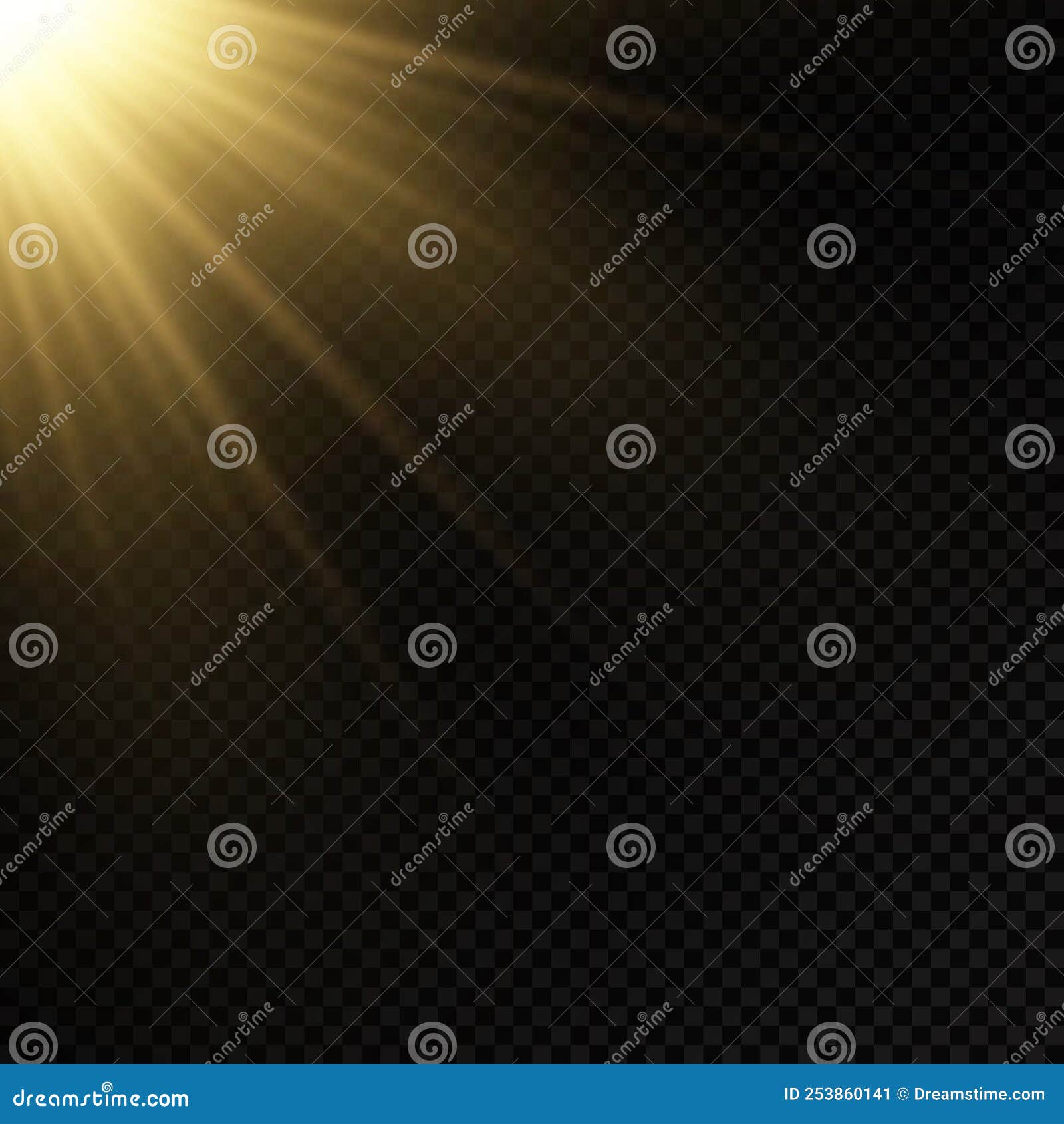 Sunlight with Bright Explosion, Flare Sun Rays. Stock Vector ...