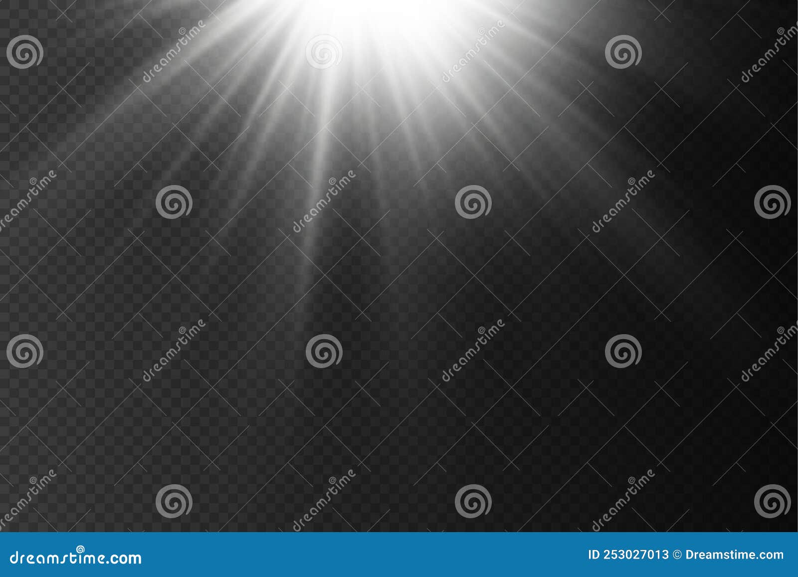 Sunlight with Bright Explosion, Flare Sun Rays. Stock Vector ...