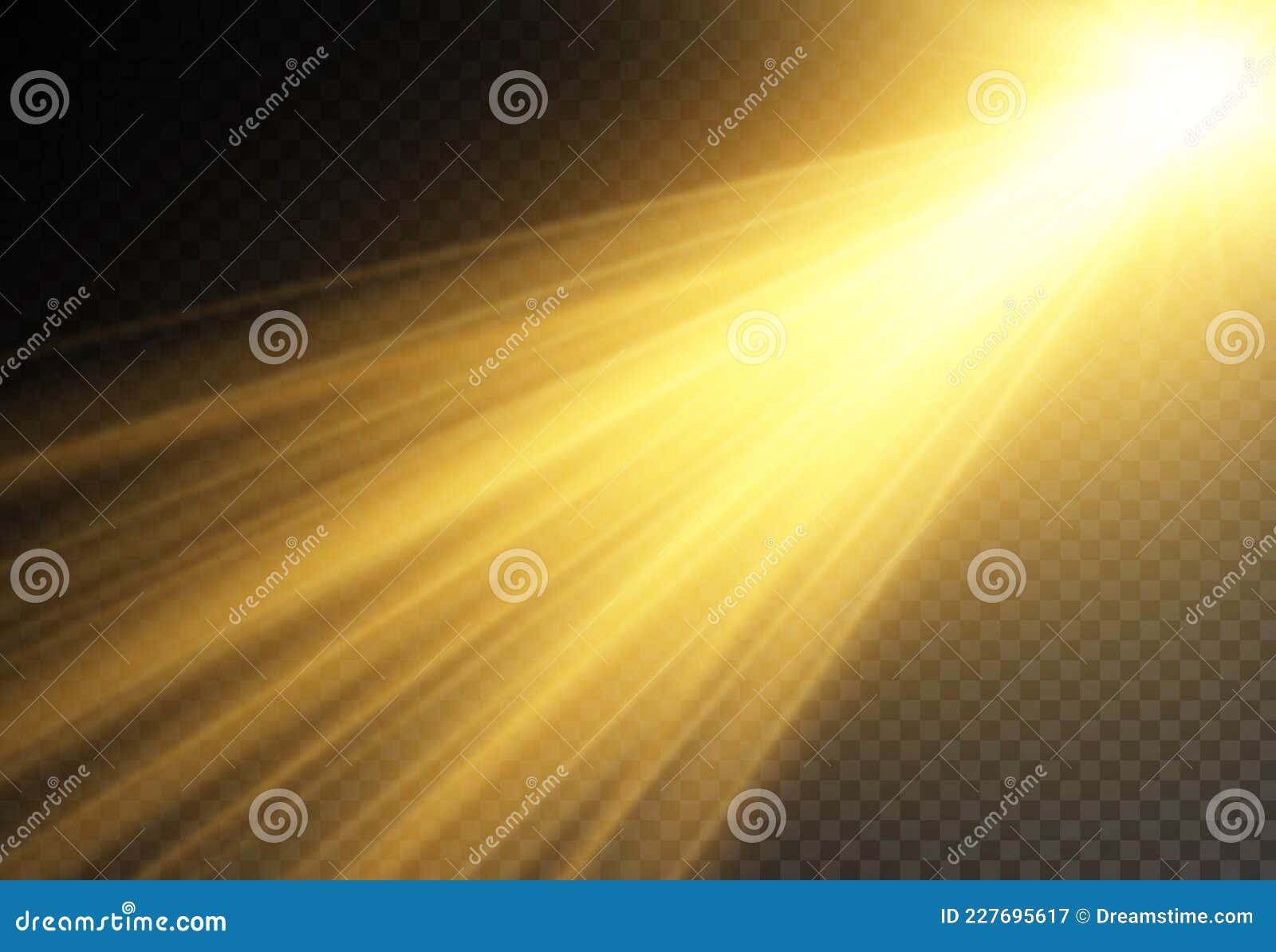 Sunlight with Bright Explosion, Flare Sun Rays. Stock Vector ...