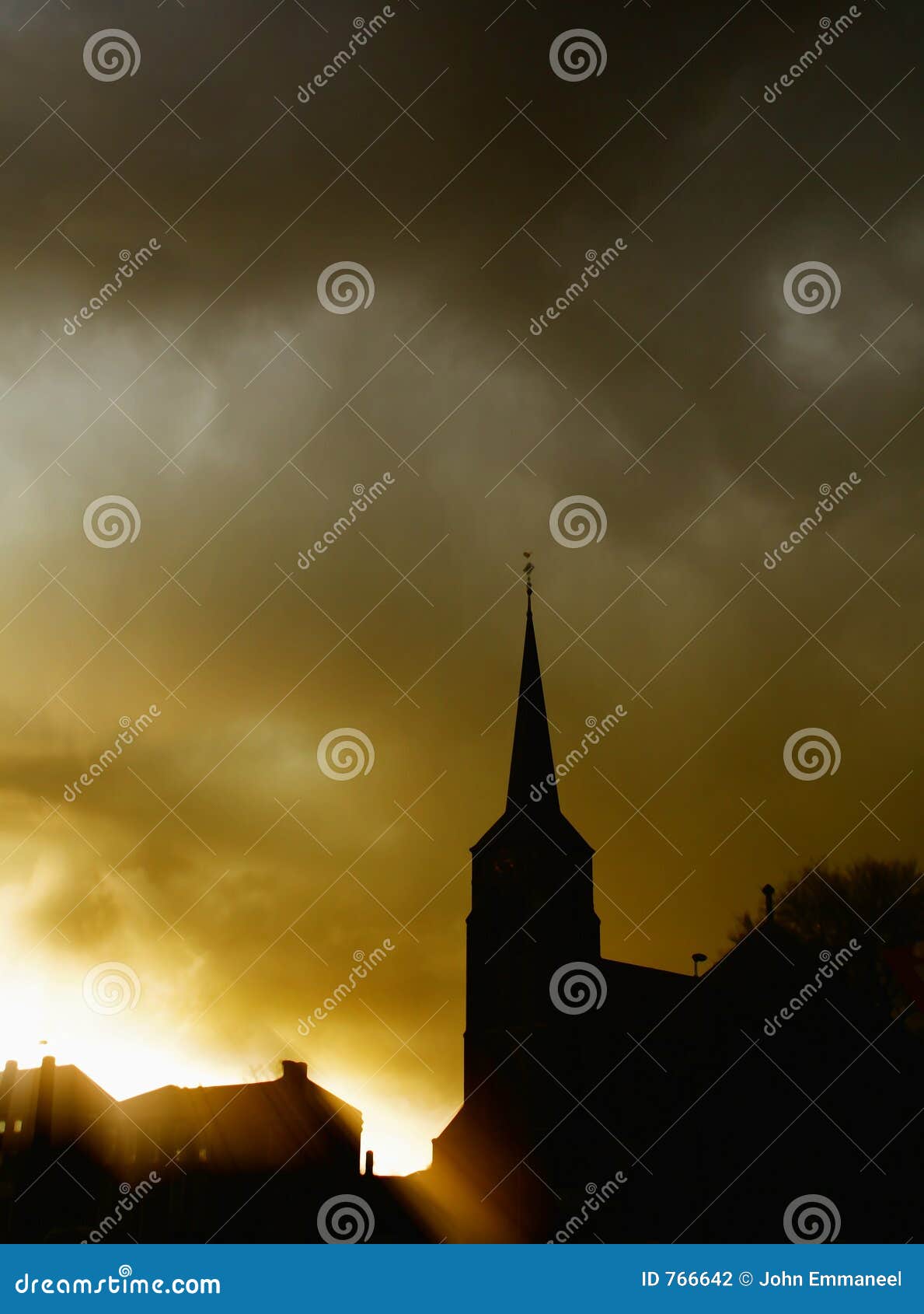 Sunlight and church stock photo. Image of colorful, colors - 766642