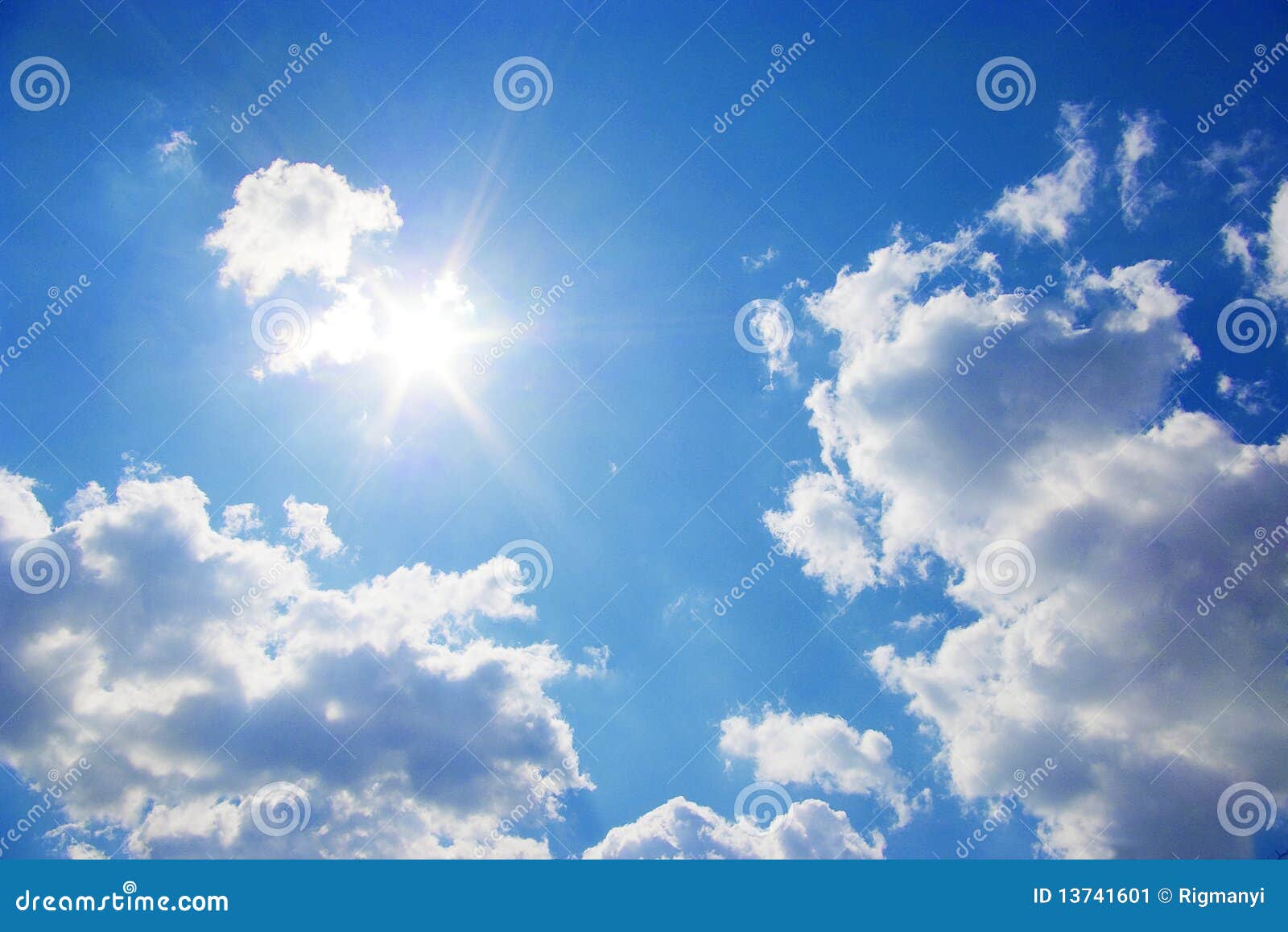 Sunlight with clouds stock image. Image of luminosity - 13741601
