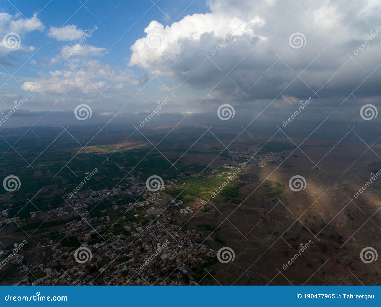 Sunlight Coming on Ground from Clouds Stock Image - Image of landscape ...