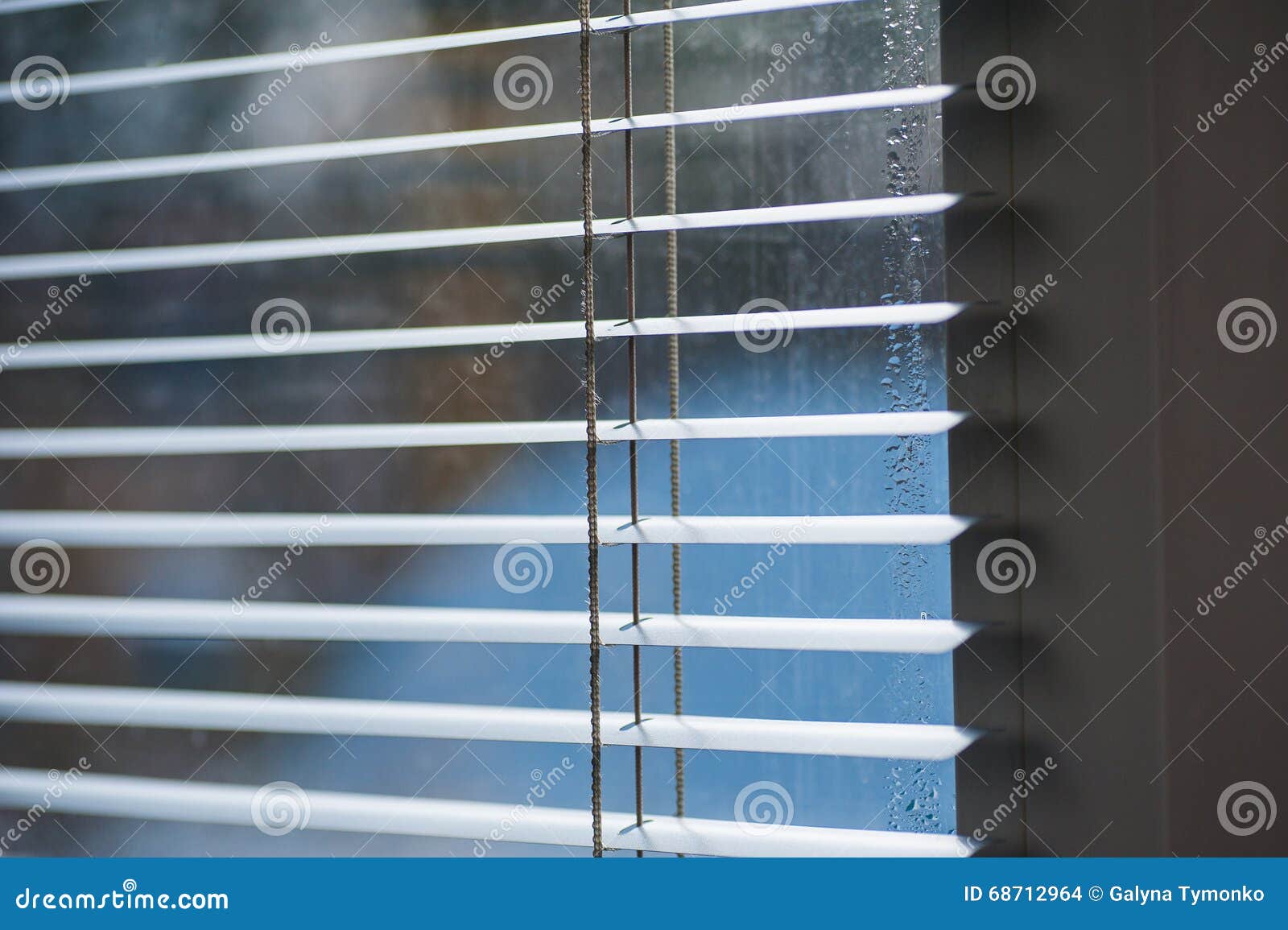 Sunlight Coming through Venetian Blinds by the Window Stock Photo ...