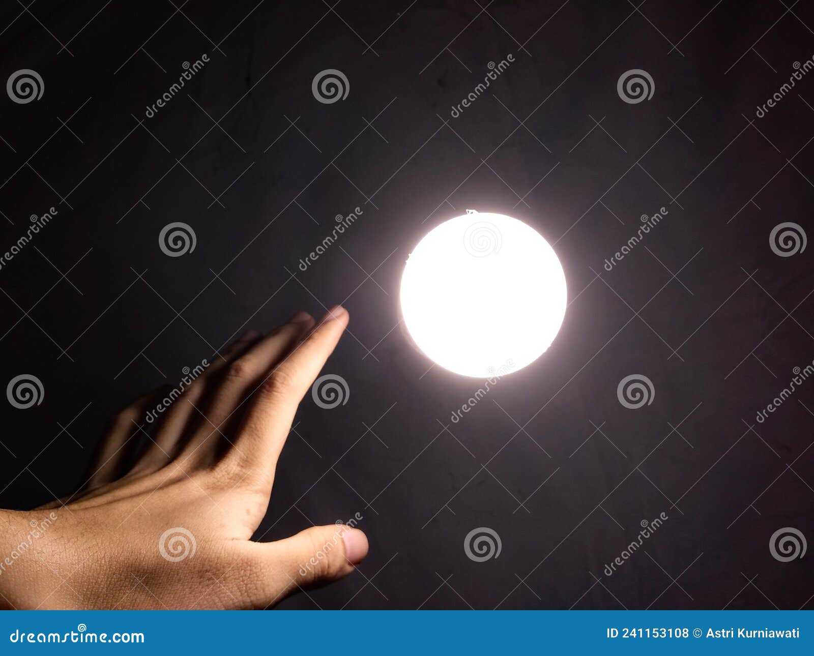 Sunlight that Enters between the Holes in the Wall Stock Photo - Image ...