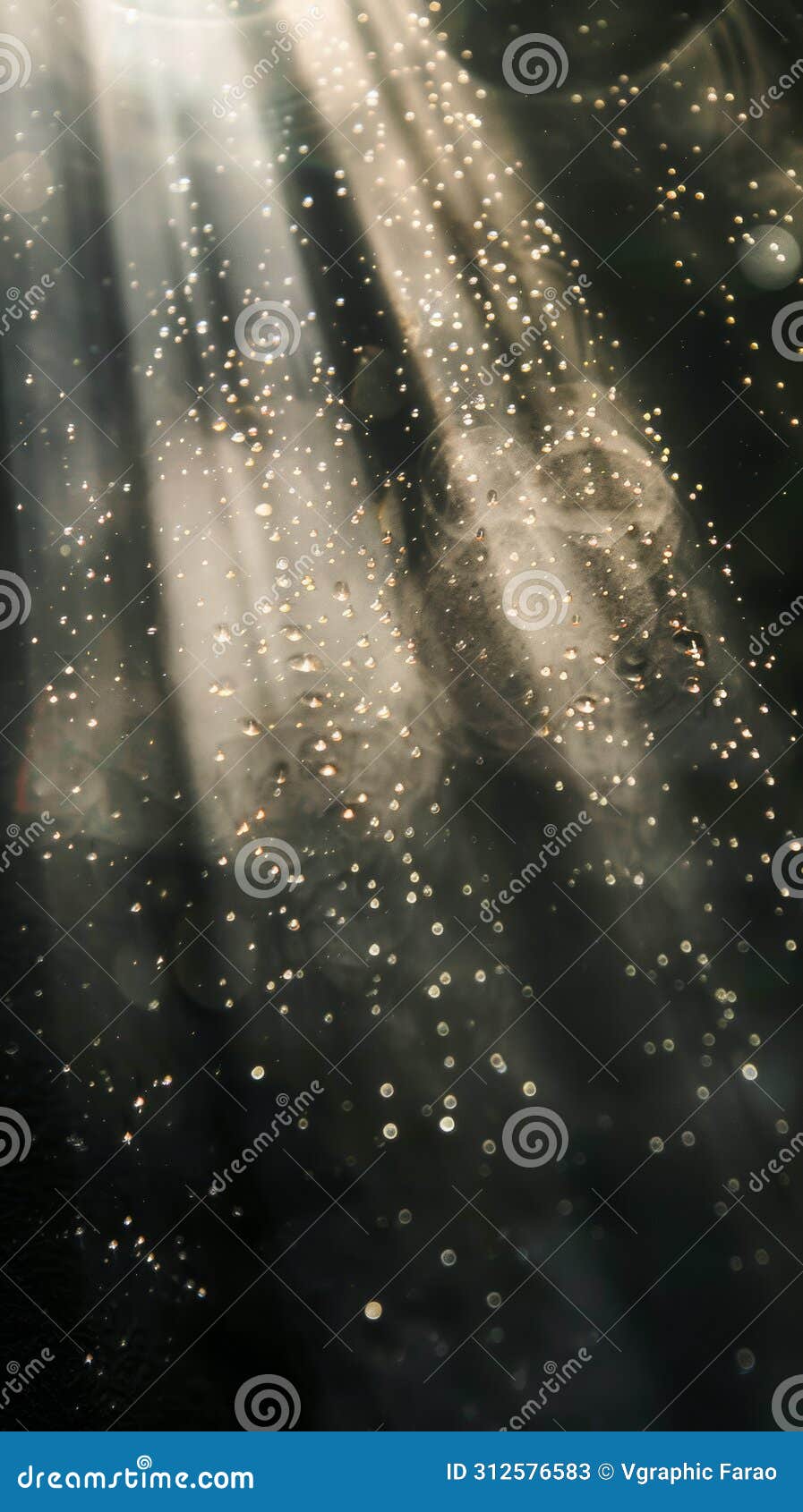 Sunlight Filtering through Dust Particles in the Air Stock Image ...