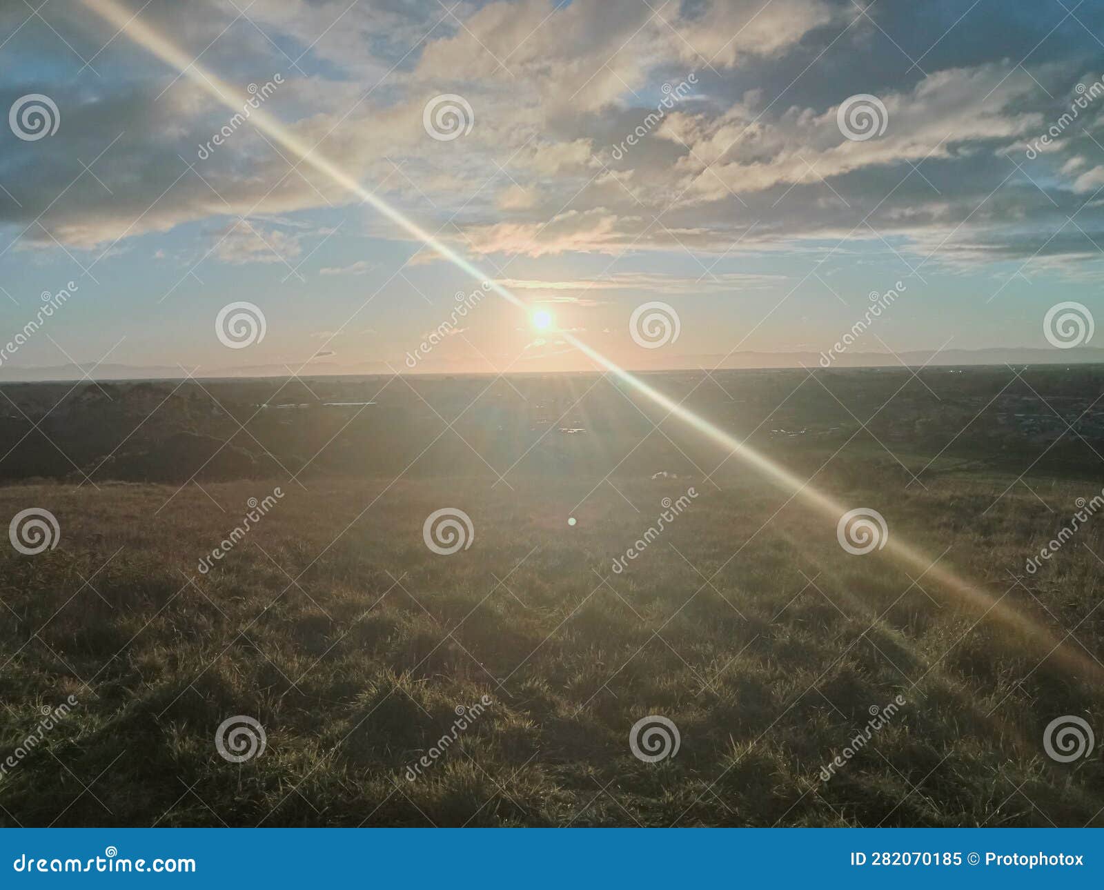 Sunlight Flare Hours before Sunset Stock Image - Image of sunset, hours ...