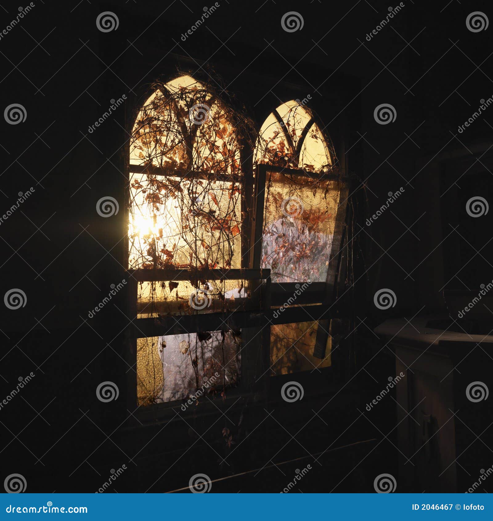 Sunlight glowing windows stock image. Image of photograph - 2046467
