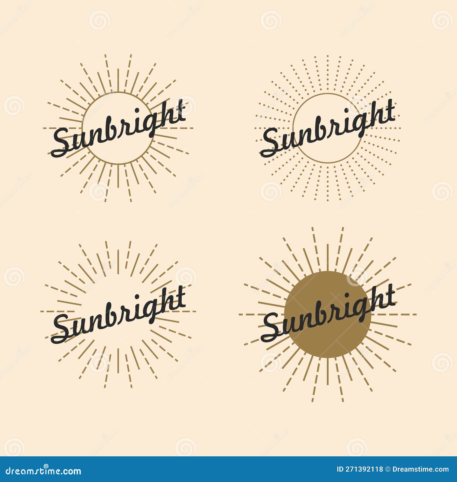 Sunlight icon vector stock vector. Illustration of modern - 271392118