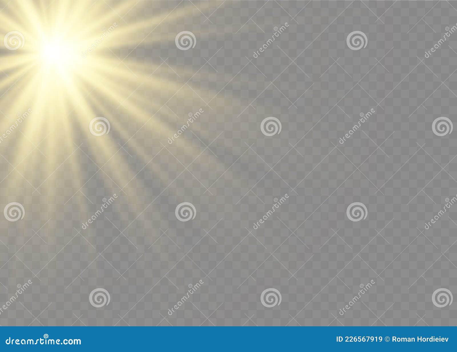 Sunlight Lens Flash Light Effect, Sun Ray. Stock Vector - Illustration ...
