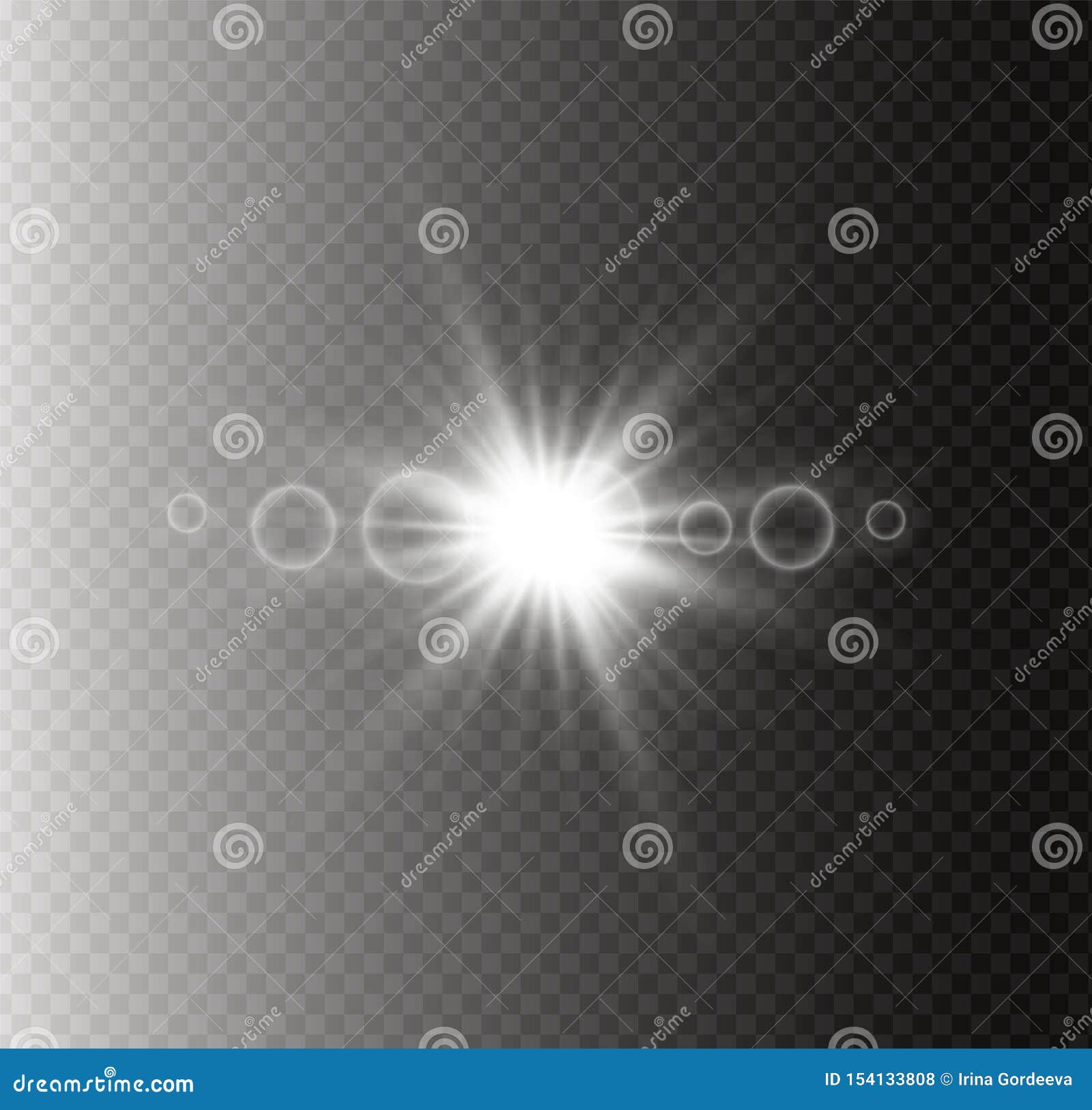 Sunlight light effect stock vector. Illustration of line - 154133808