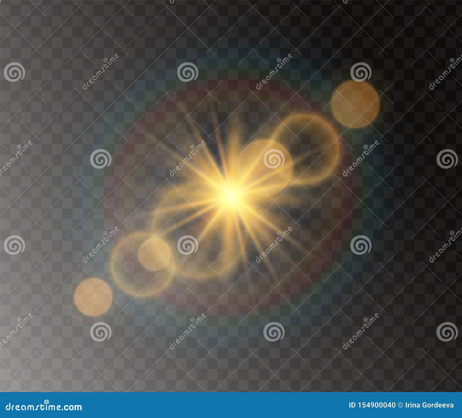 Sunlight light effect stock vector. Illustration of abstract - 154900040