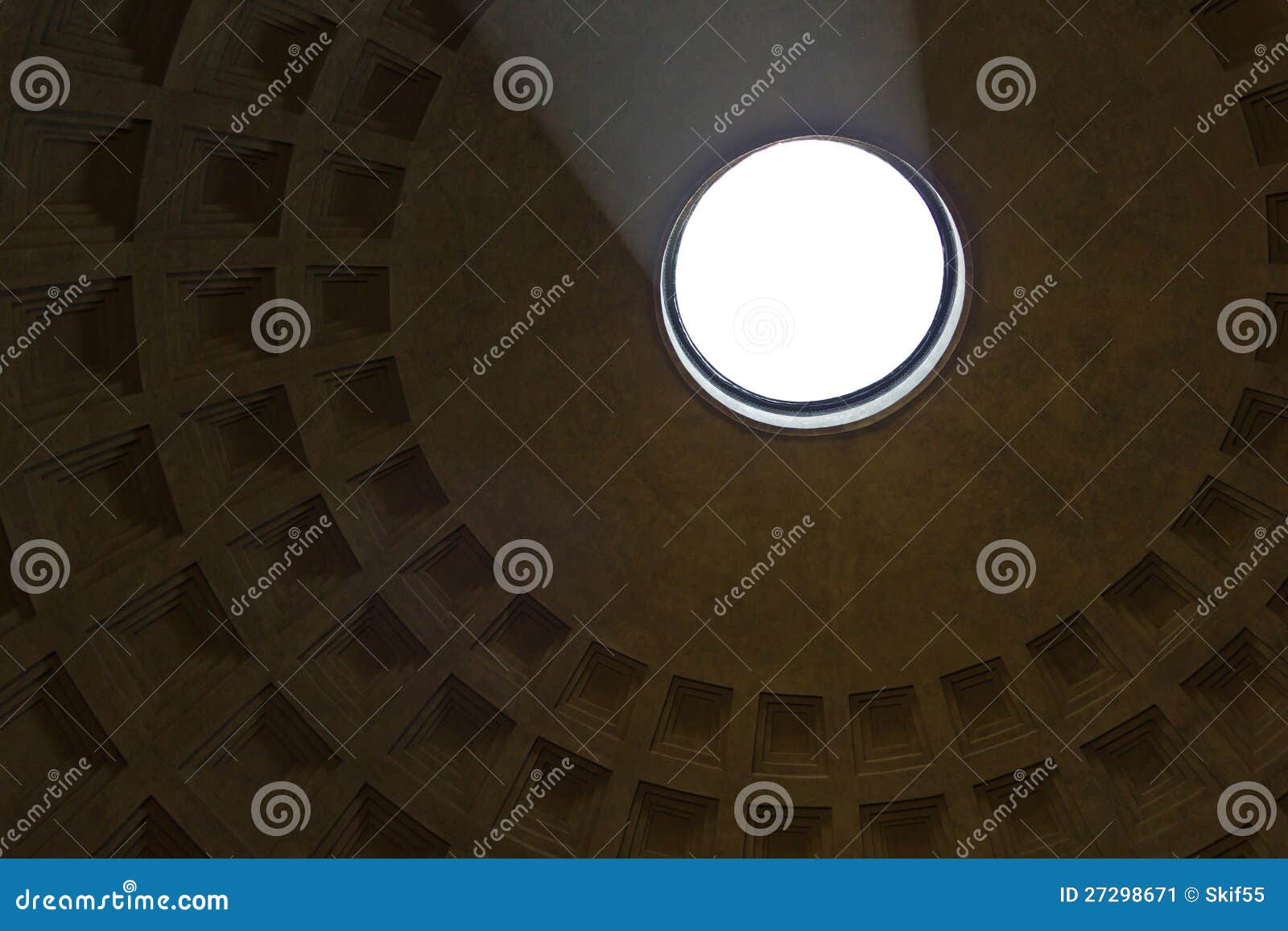 Sunlight in the Pantheon, Rome Stock Image - Image of skylight, culture ...