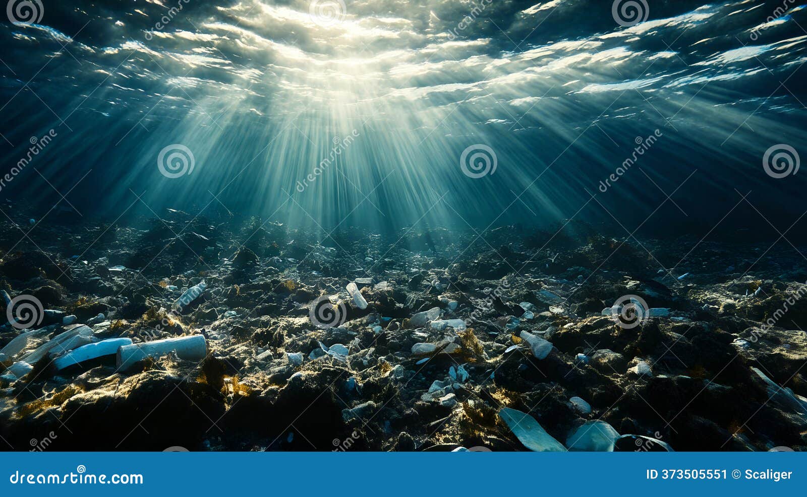 Underwater Plastic Pollution: Garbage Shining In The Ocean, A Major ...