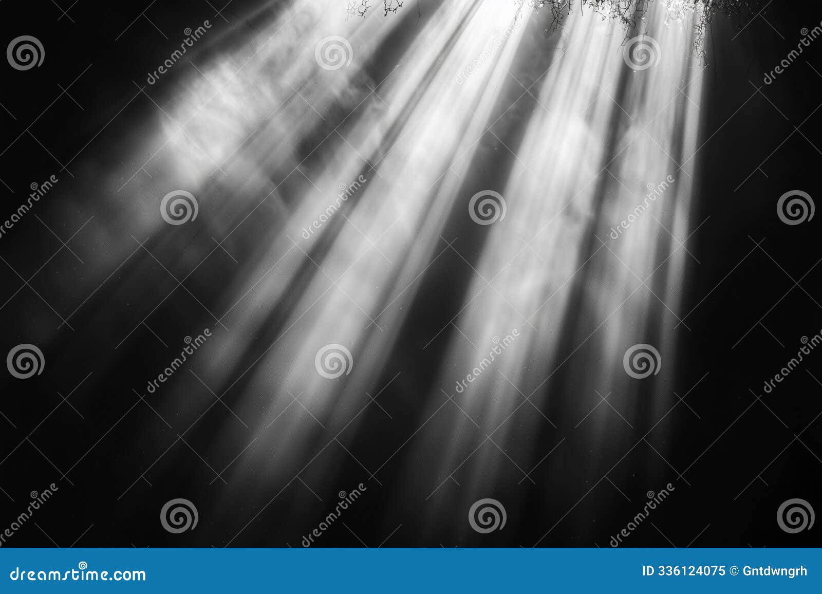 Sunlight Rays on Black Background, Beams of Dusty Sun Lights Stock ...