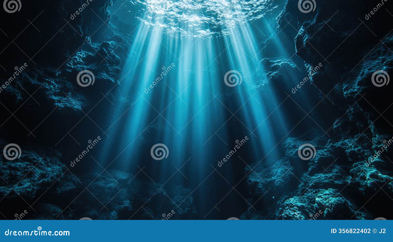 Sun Rays Penetrating Through The Interesting Shapes Of The Caves, Rocks ...