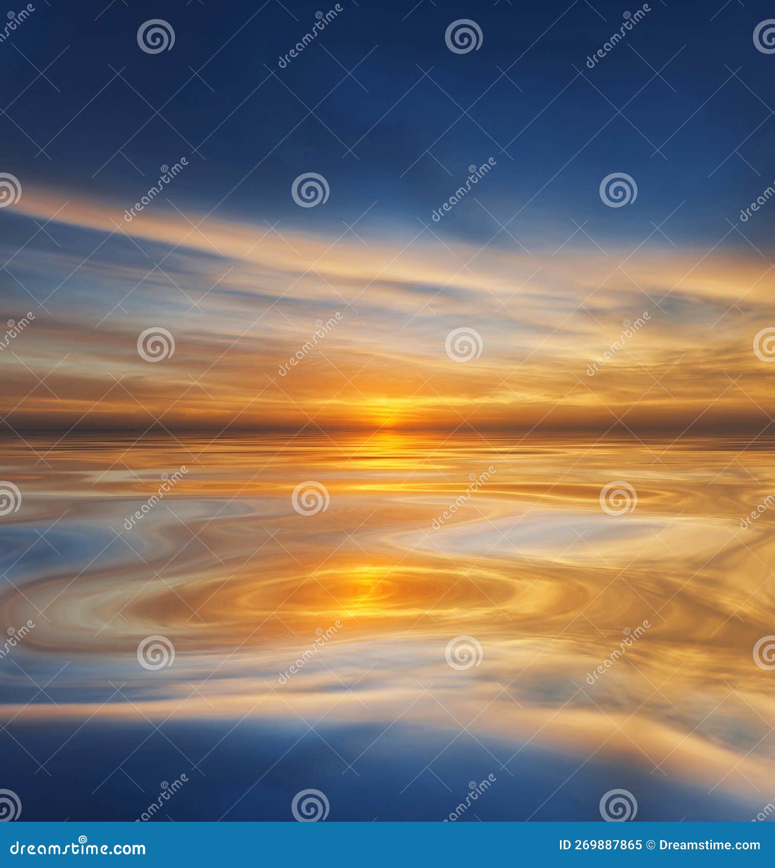 Sunlight Reflected on Smooth, Glassy Water Stock Image - Image of calm ...