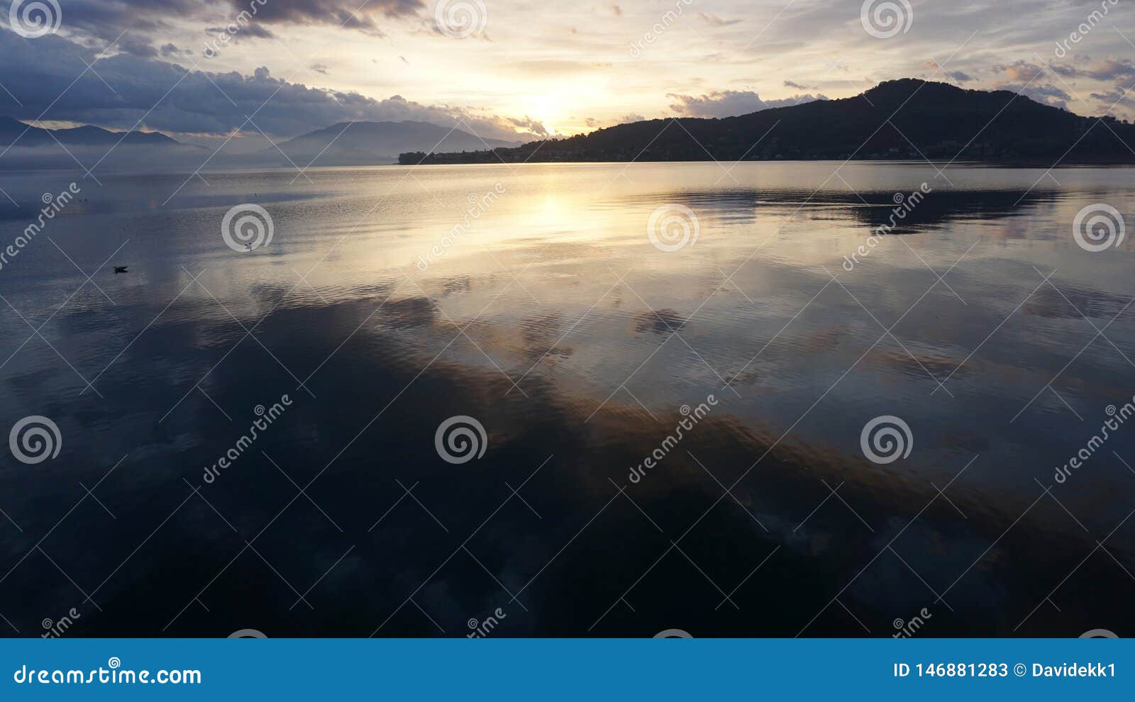 Sunlight Reflecting on the Water Surface Stock Image - Image of view ...