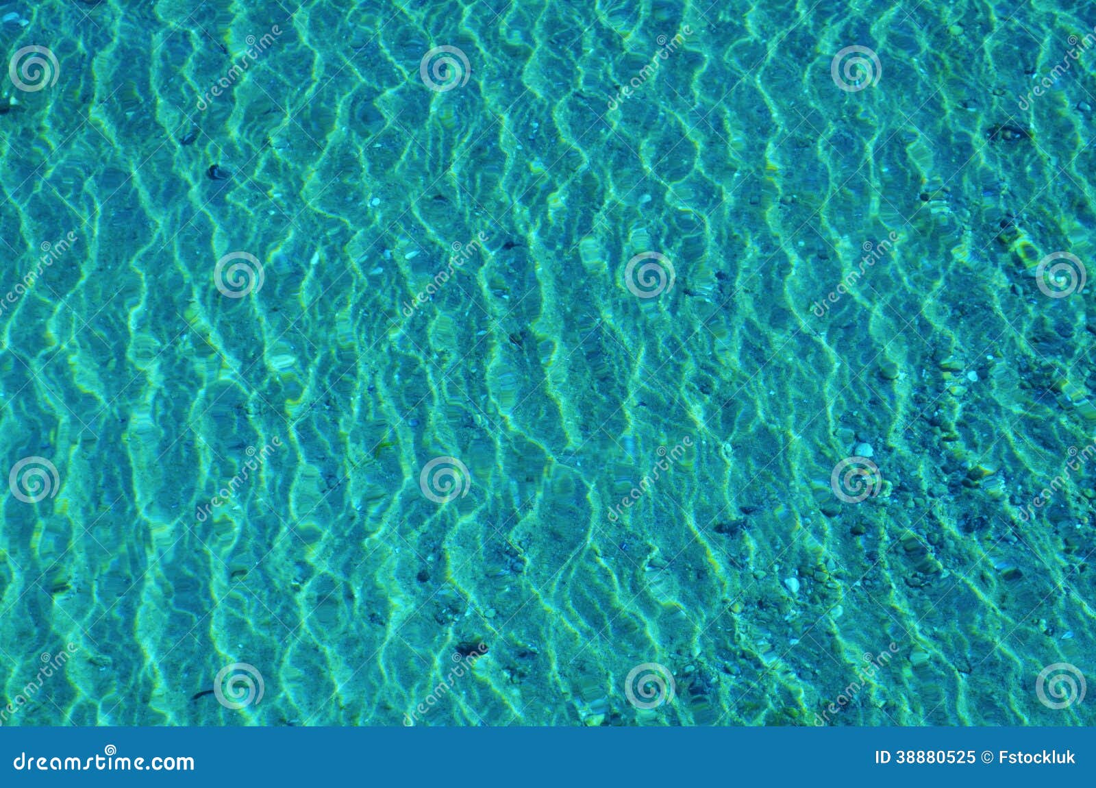 Sunlight Reflection in Blue Water Stock Image - Image of cool, surface ...
