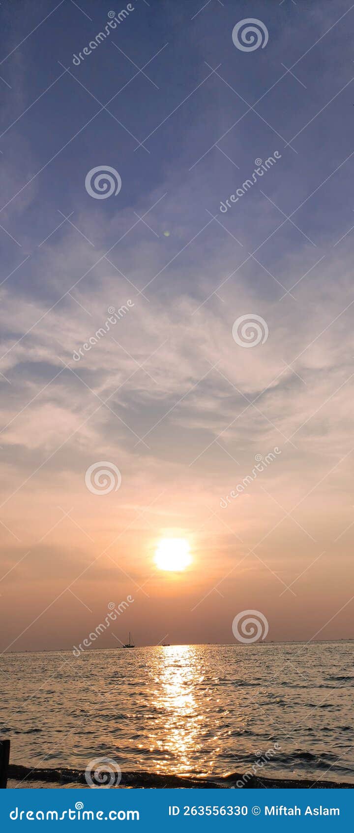 The Sunlight Reflection Reflects the God& X27;s Way Stock Photo - Image ...