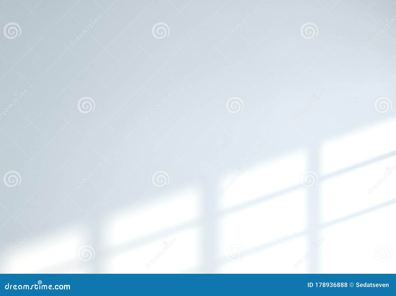 Sunlight Reflection on Wall Realistic 3D Rendering Stock Illustration ...