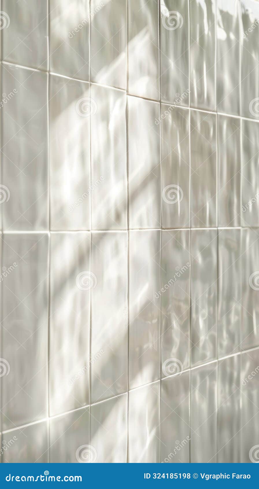 Sunlight Reflections on White Ceramic Tiles, Abstract Background ...