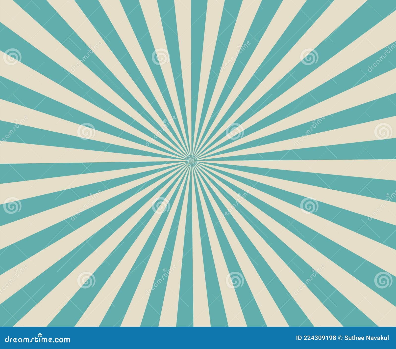 Sunlight Retro Horizontal Background. Sun Burst Retro Wallpaper Stock ...