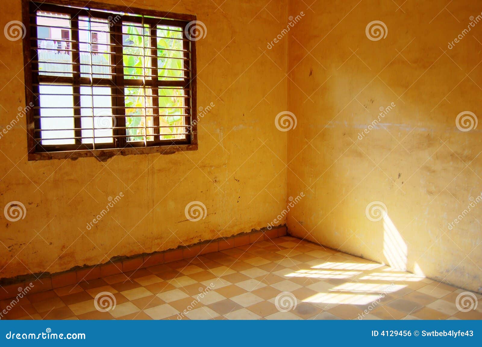 Sunlight into a Room stock photo. Image of captive, khmer - 4129456