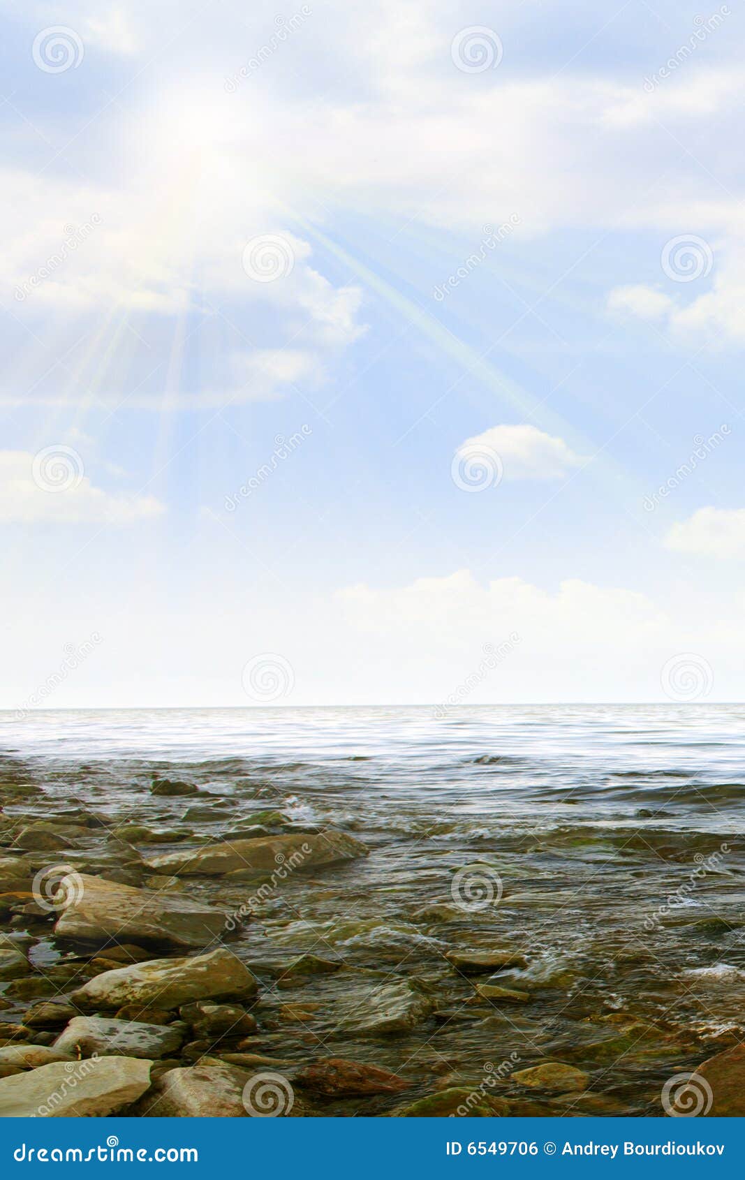 Sunlight sea beach stock photo. Image of cloud, coast - 6549706