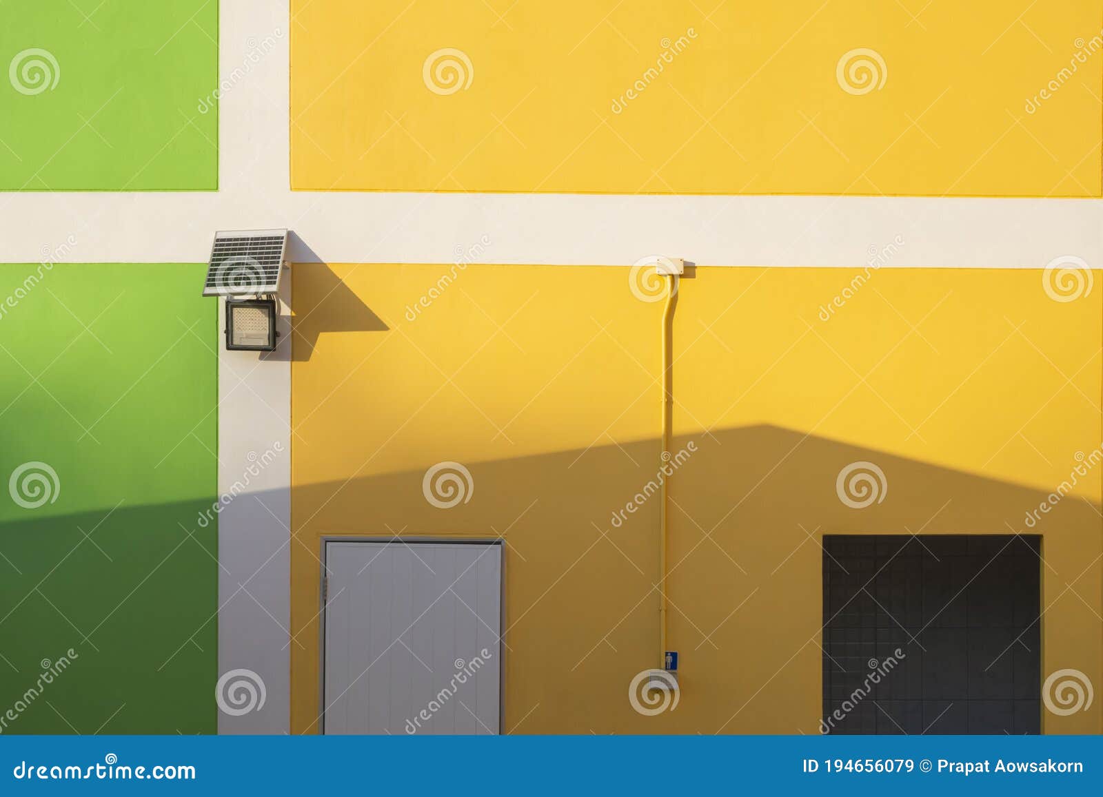 Solar Cell Spotlight, White Door, Restroom Door with Light Switch Box ...