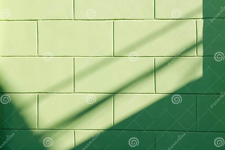 Sunlight and Shadows on the Wall of the Building. Stock Image - Image ...