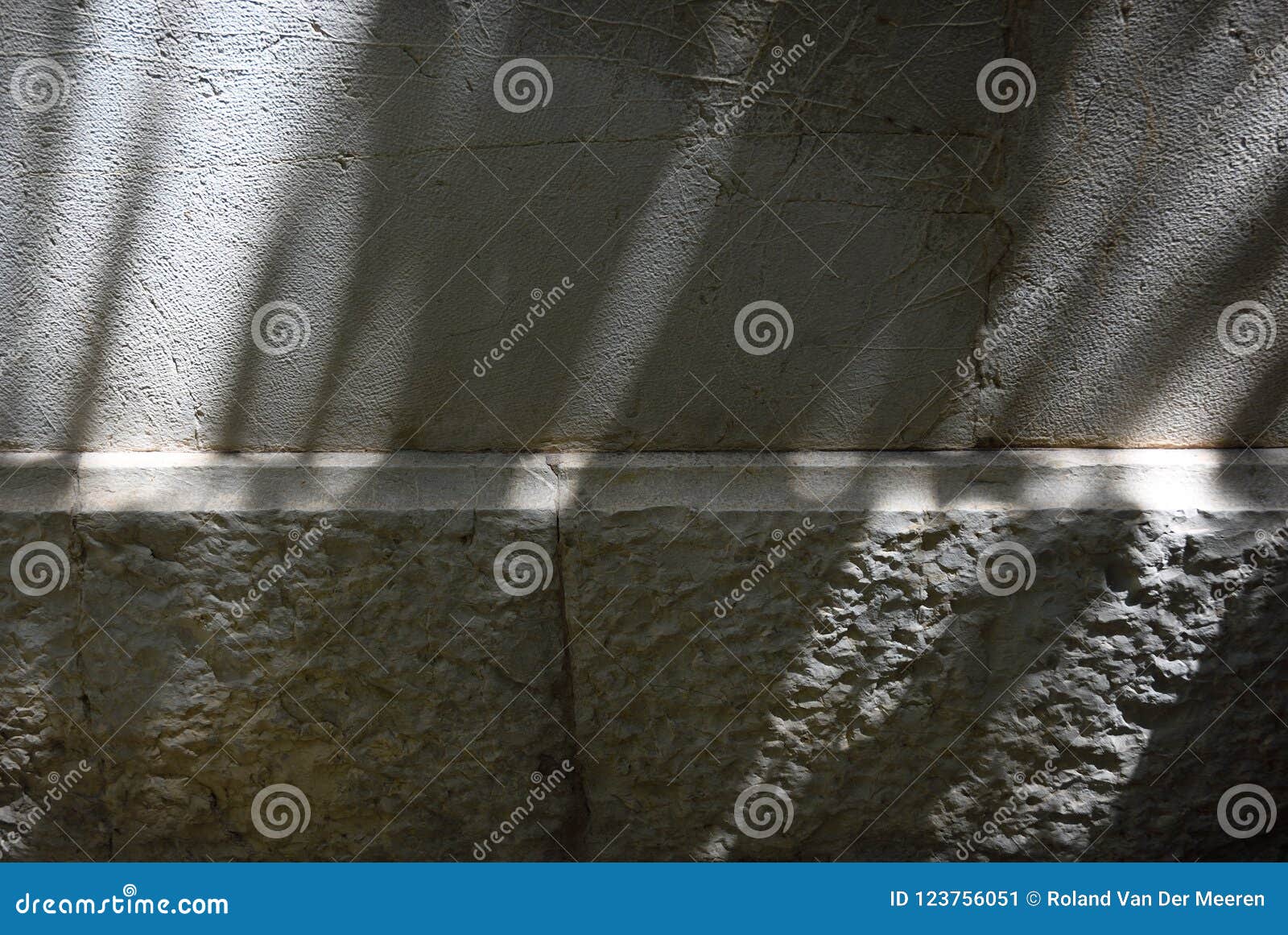 Sunlight with Shadows on a Wall Stock Image - Image of summer, concrete ...