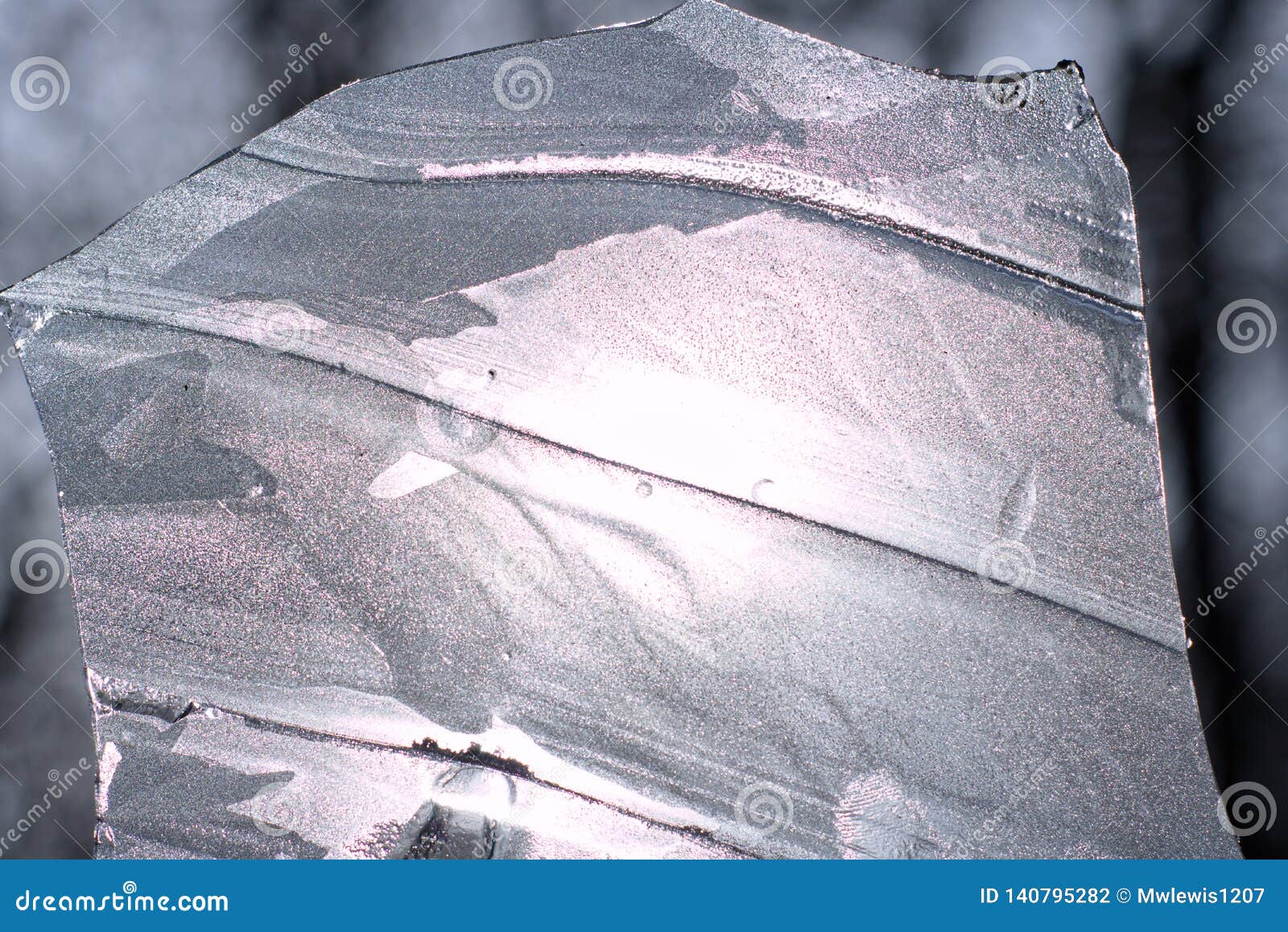 Sunlight through Sheet of Ice Stock Photo - Image of icicles, freeze ...