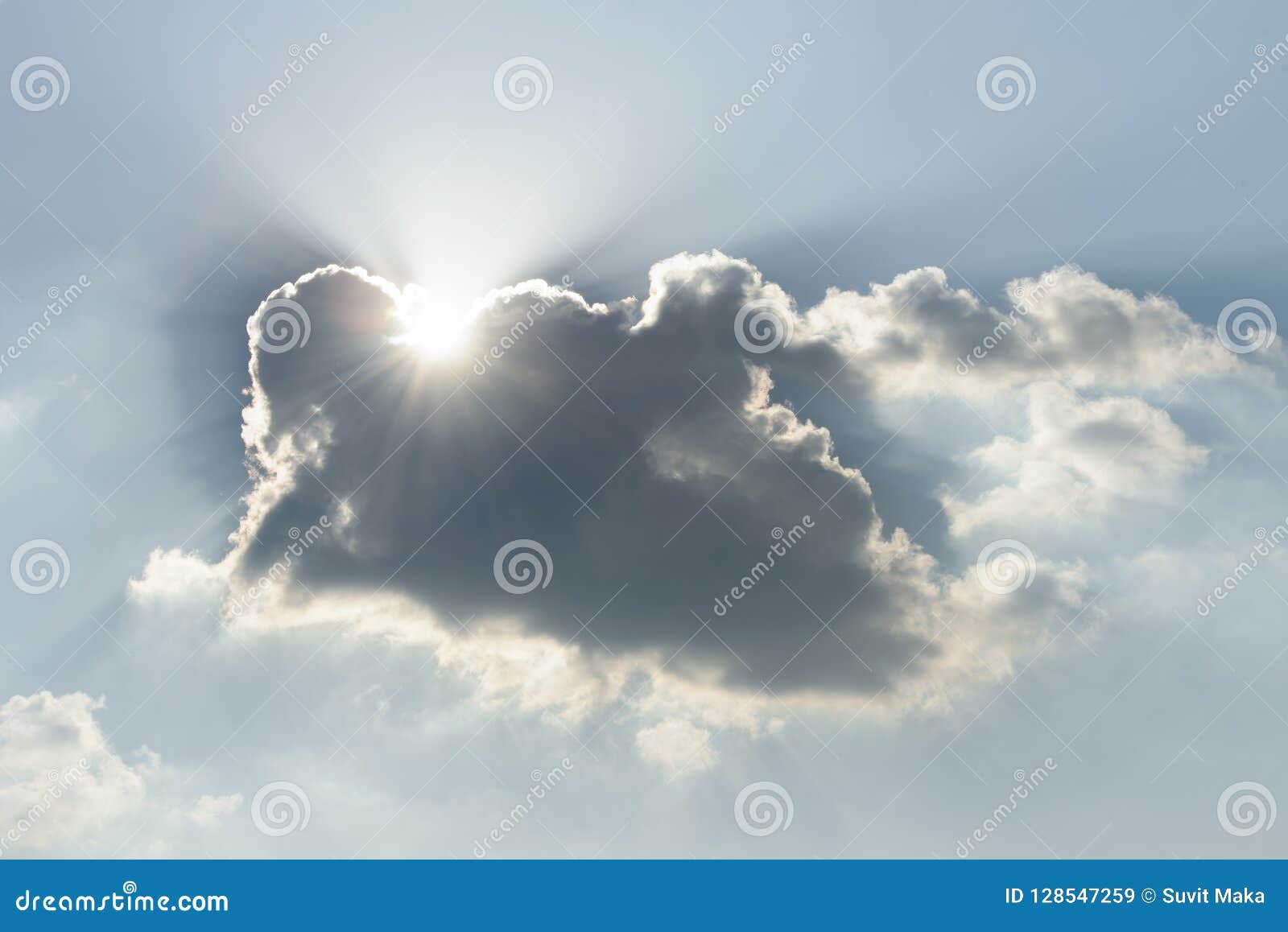 Sunlight Shines Clouds,eautiful Background - Sunset Sky Stock Image ...