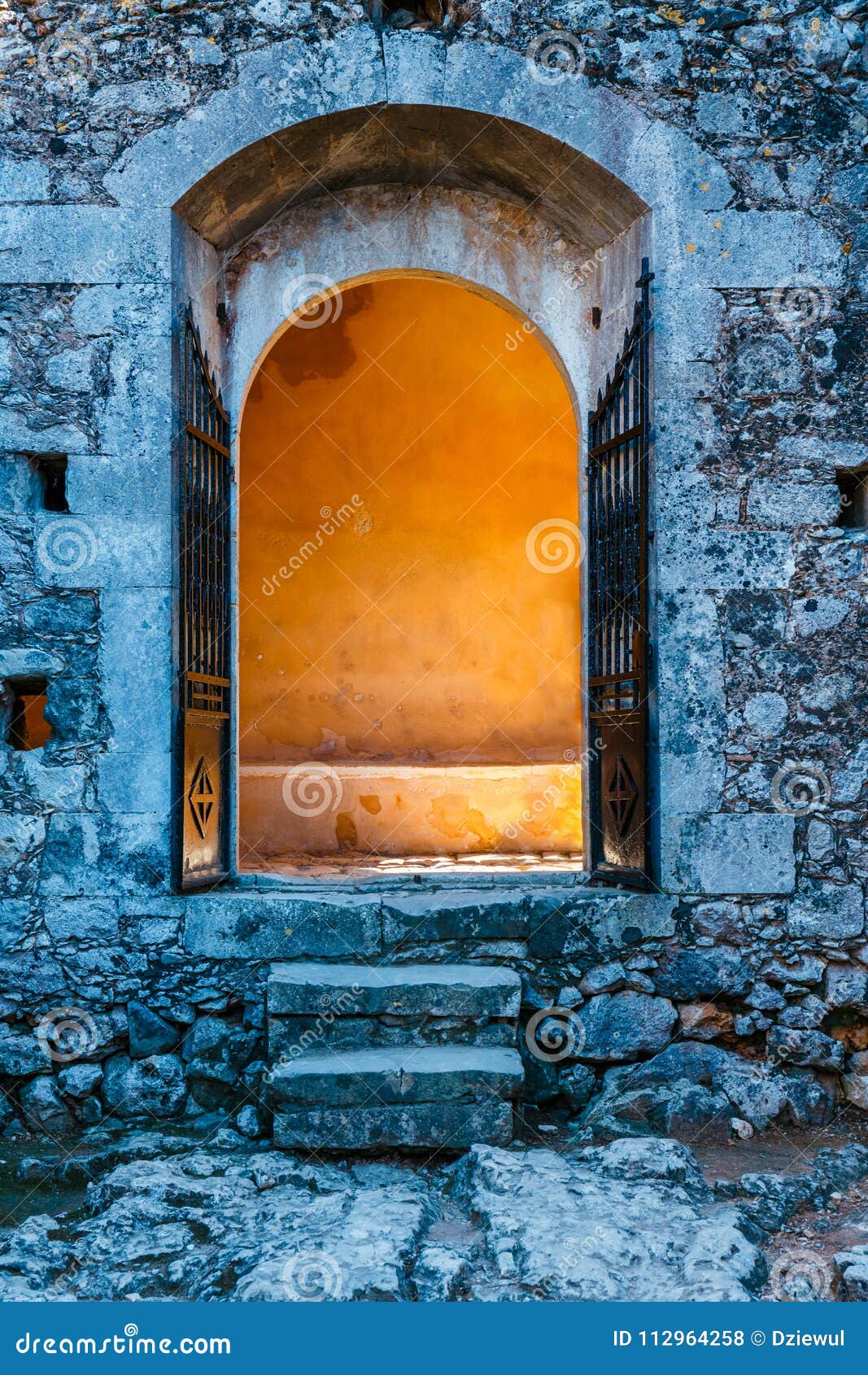 Sunlight Shining through the Gate Stock Photo - Image of life, fence ...