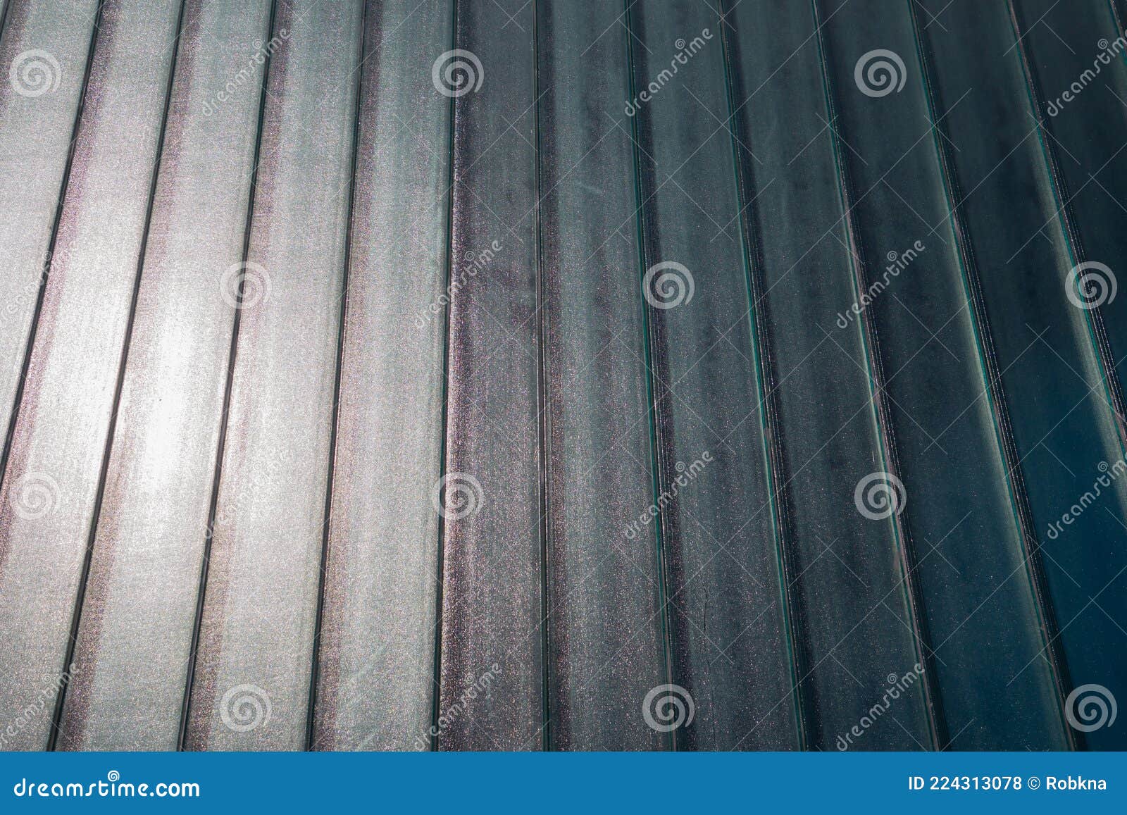 Sunlight Shining on Transparent Plastic Double Wall Panels Stock Photo ...